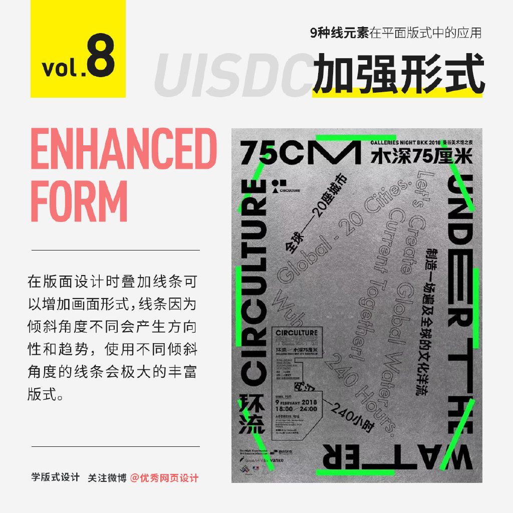 排版小技巧！线条在海报里面的作用~