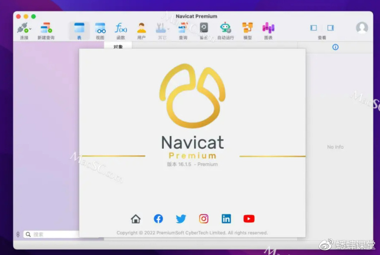 Navicat Premium 16 for Mac v16.1.5 英文破解版下载 数据库开发软件__财经头条