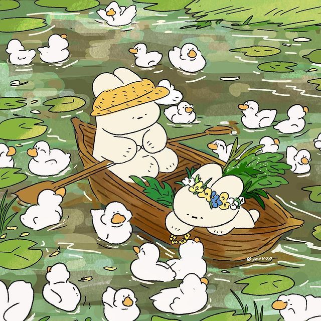 可爱的插画 插画师 mouun._.factory