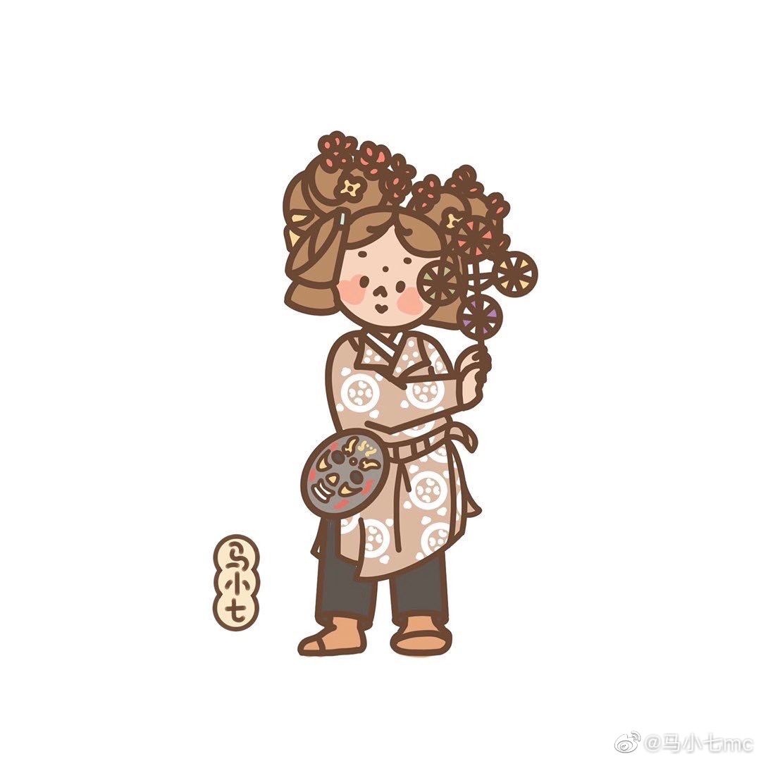 华裳九州的汉服小姐姐变成q版会怎么样呢!有没有超可爱