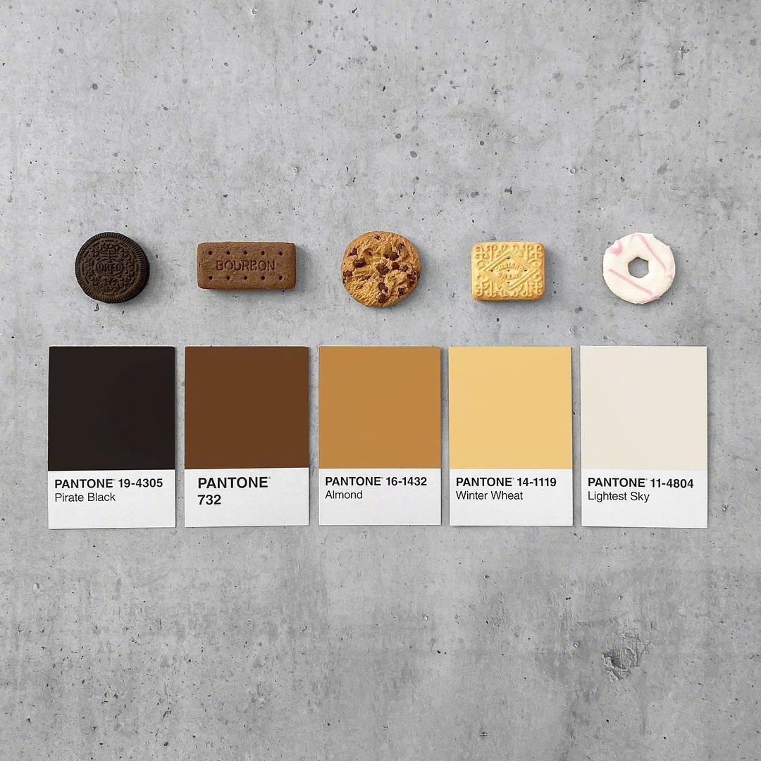 Pantone色卡 & 食物