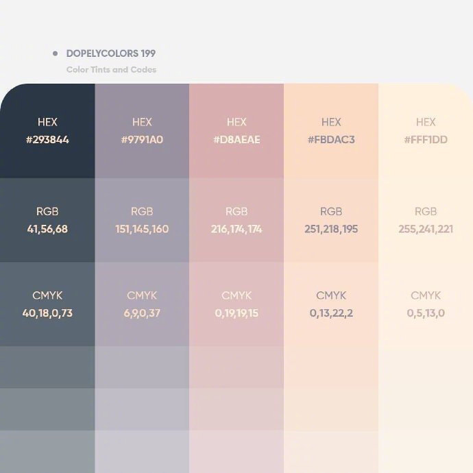 一组不错的 Dopely Colors 渐变配色参考，收藏备用__财经头条