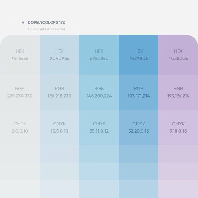 一组不错的 Dopely Colors 渐变配色参考，收藏备用__财经头条