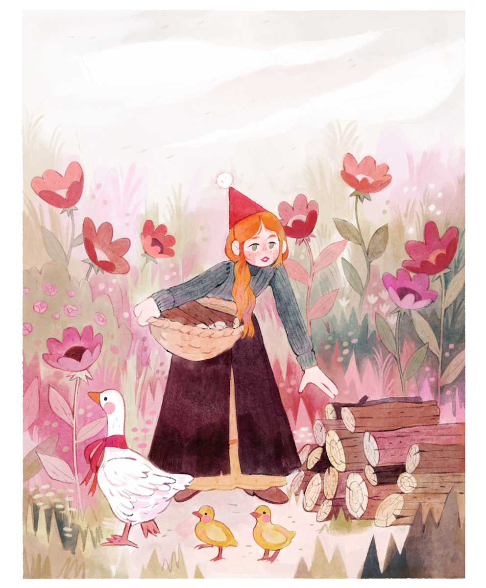 画师 maud_bihan 的一组插画作品……