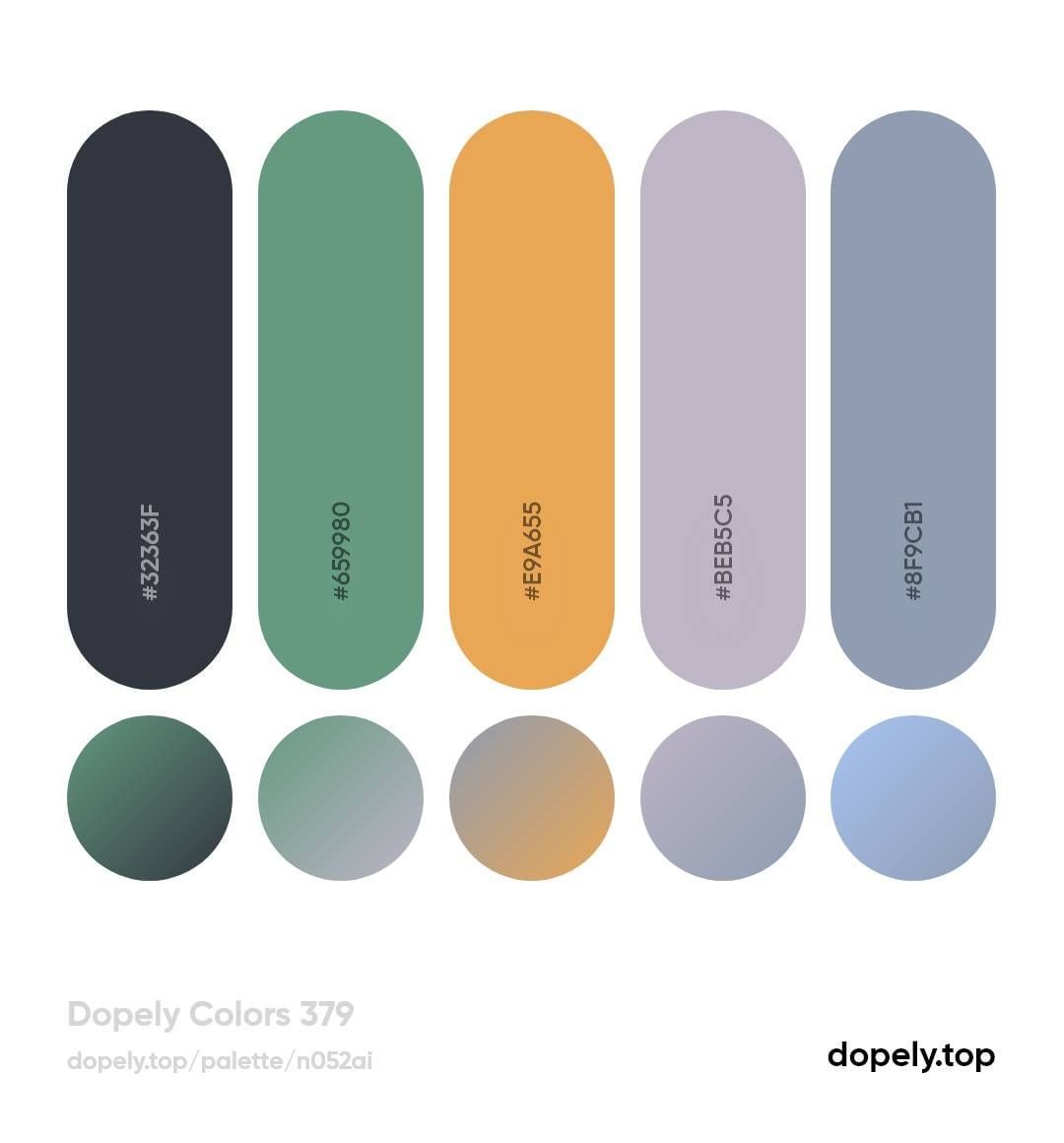 含有绿色的渐变色卡