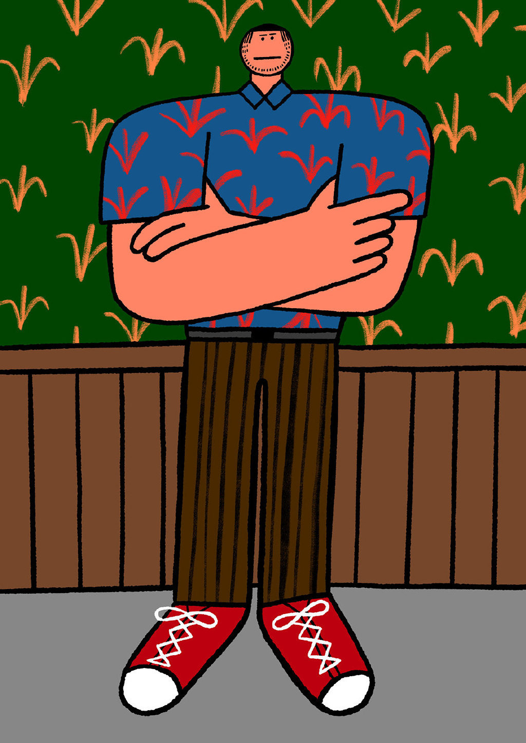 韩国插画师 Daye Kim 夸张的人物插画