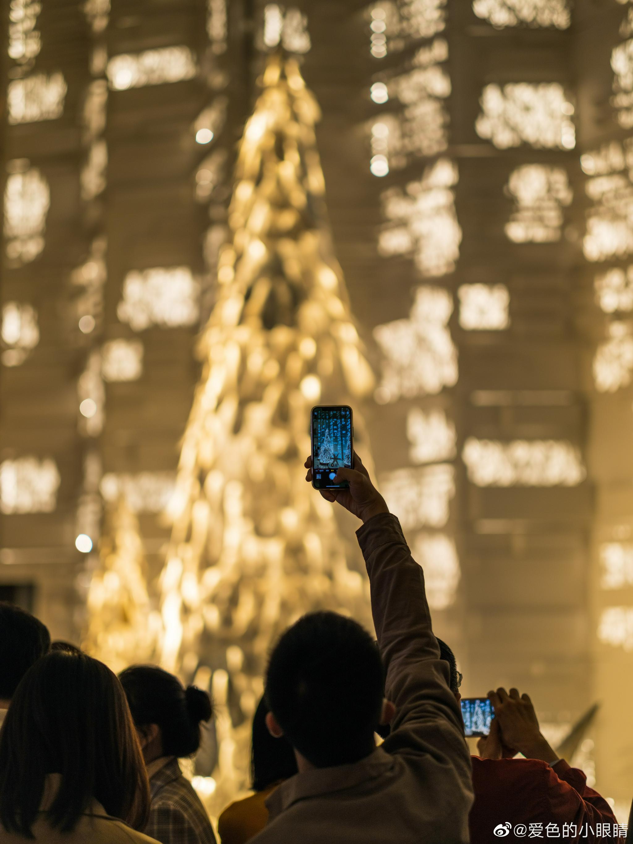 昨晚的四季酒店，开始了一年一度的圣诞亮灯仪式……