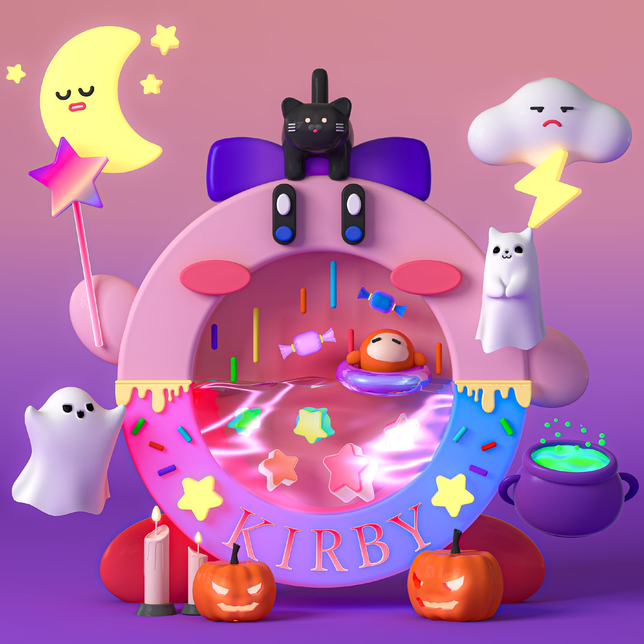 每期C4D第一节课都是字母的NURBS建模……__财经头条