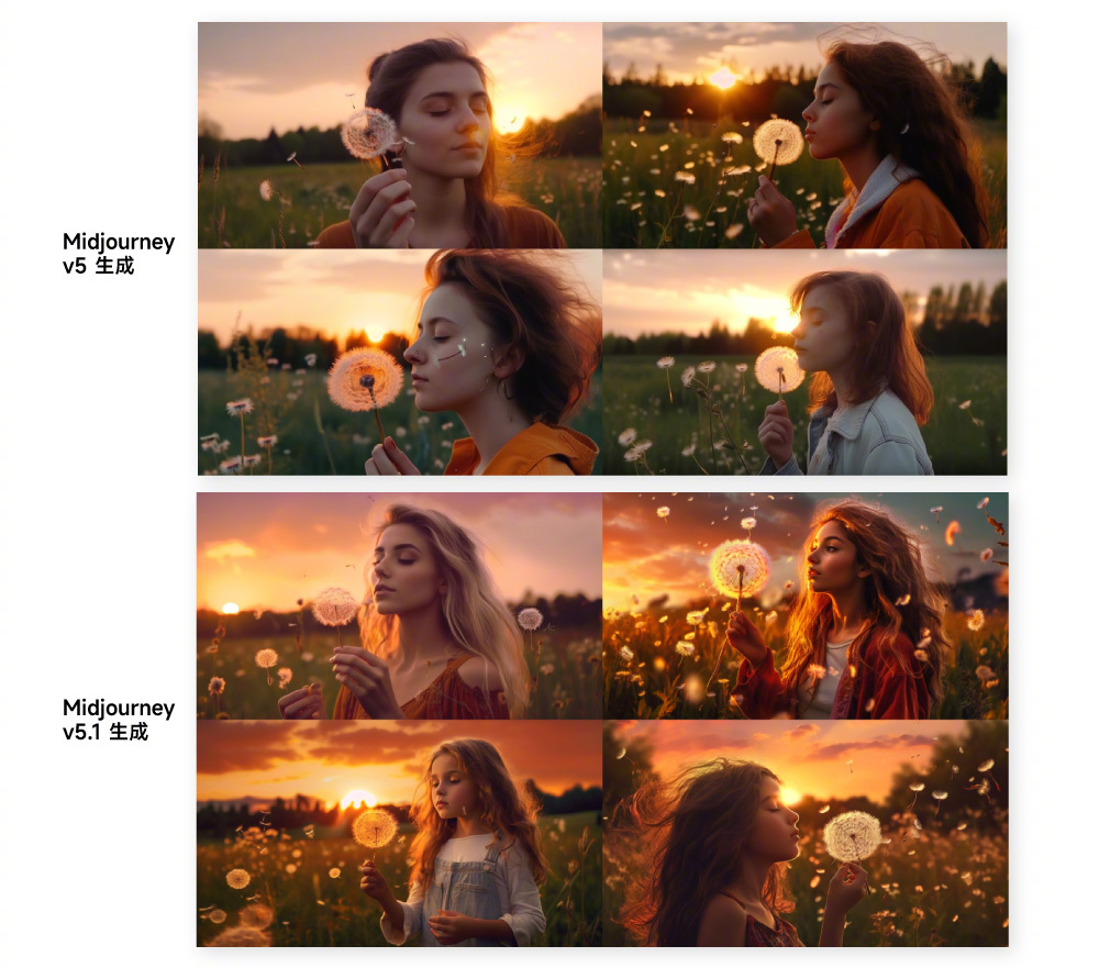 前几天 Midjourney 更新了 v5.1 版本……__财经头条