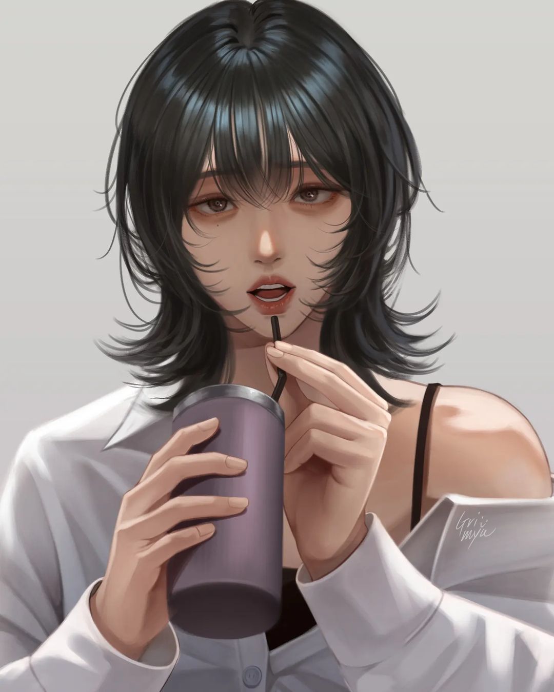 插画师INS ：grimya_doodle