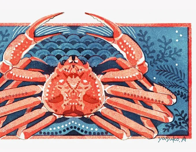 日本艺术家 Yasuko Aoyama 拥有细腻色彩的版画作品.