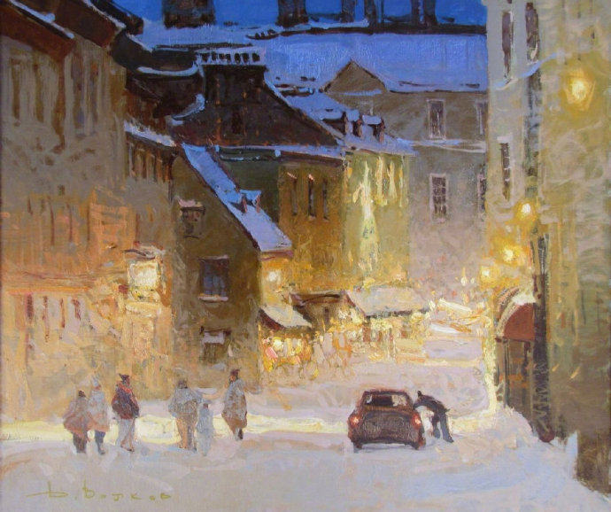 雪夜·暖灯·故人 | Daniel Volkov__财经头条