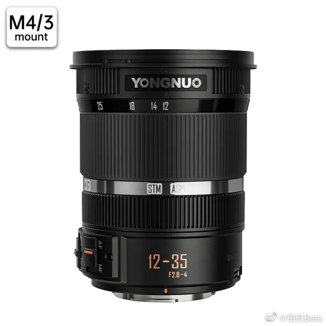 永诺M43镜头YN 12-35mm f/2.8-4 M