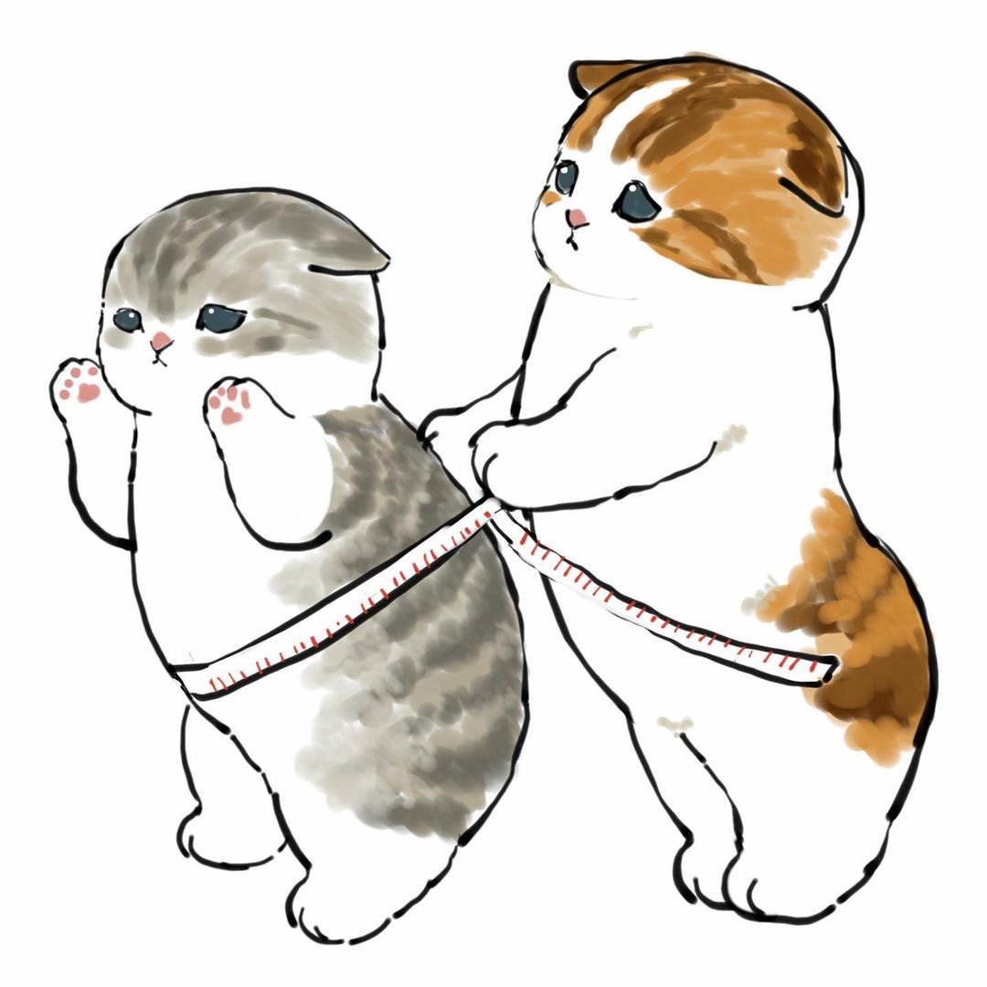 这个画家的喵有点萌，来自mofu_sand