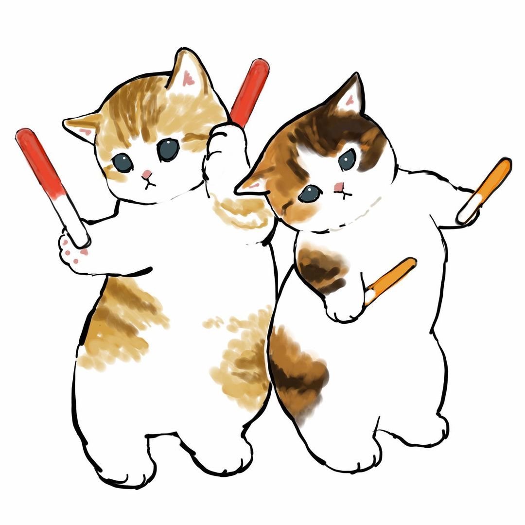 这个画家的喵有点萌，来自mofu_sand
