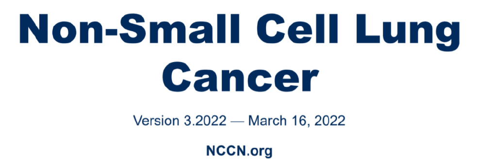 2022 V3版NCCN NSCLC指南更新：临床评估与分子标志物检测__财经头条
