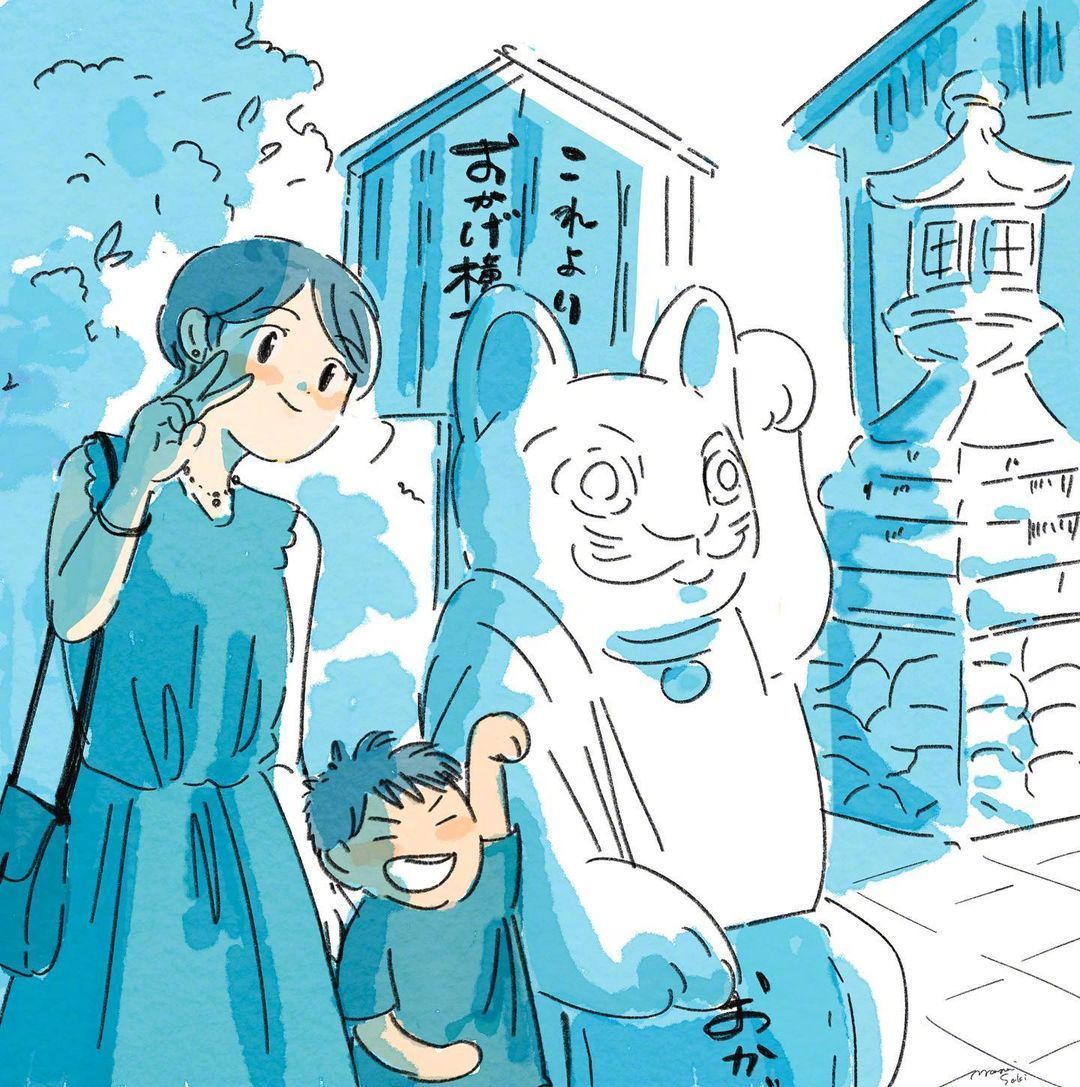 插画师 yayoi seki 笔下温柔的场景绘画__财经头条