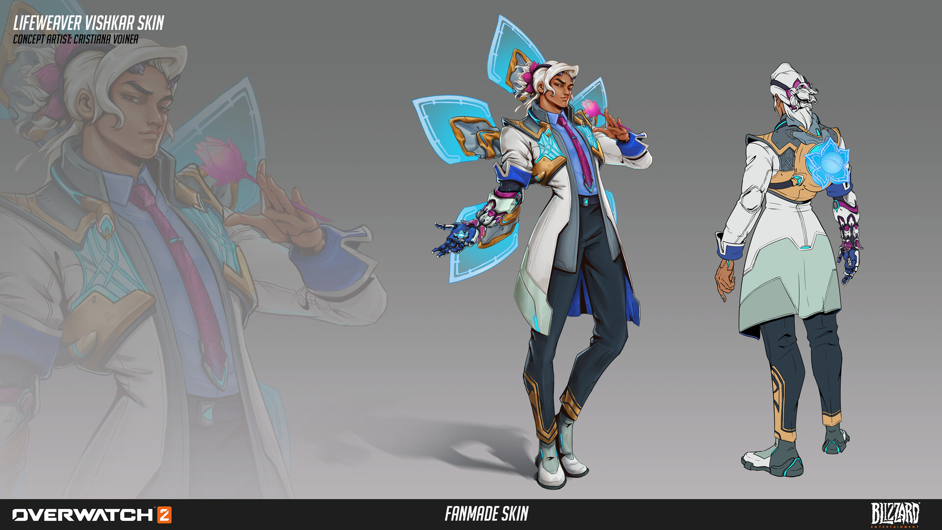 守望先锋同人概念皮肤：创意来源生命之梭故事__财经头条