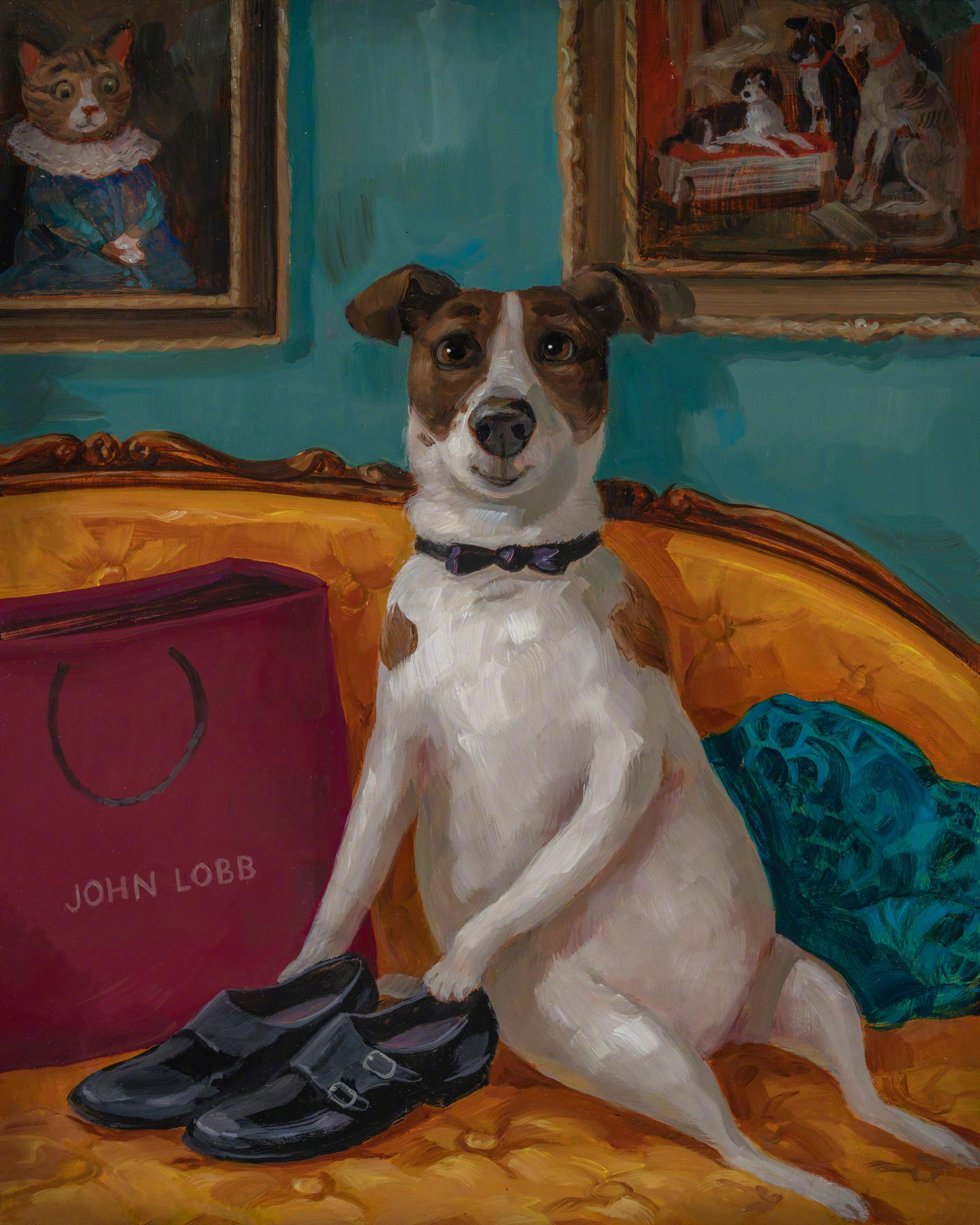 佳节来临之际，John Lobb 欣然宣布将与著名艺术家 Alison Friend|佳节|艺术家|来临_新浪新闻