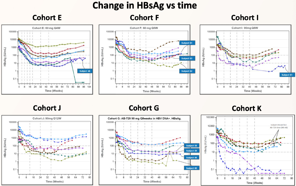 乙肝在研新药AB-729，专有GalNAc递送单触发剂，001试验核心结论