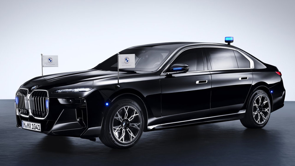 满足VR9防护级别 年底交付 全新一代宝马7系防弹车发布-新浪汽车