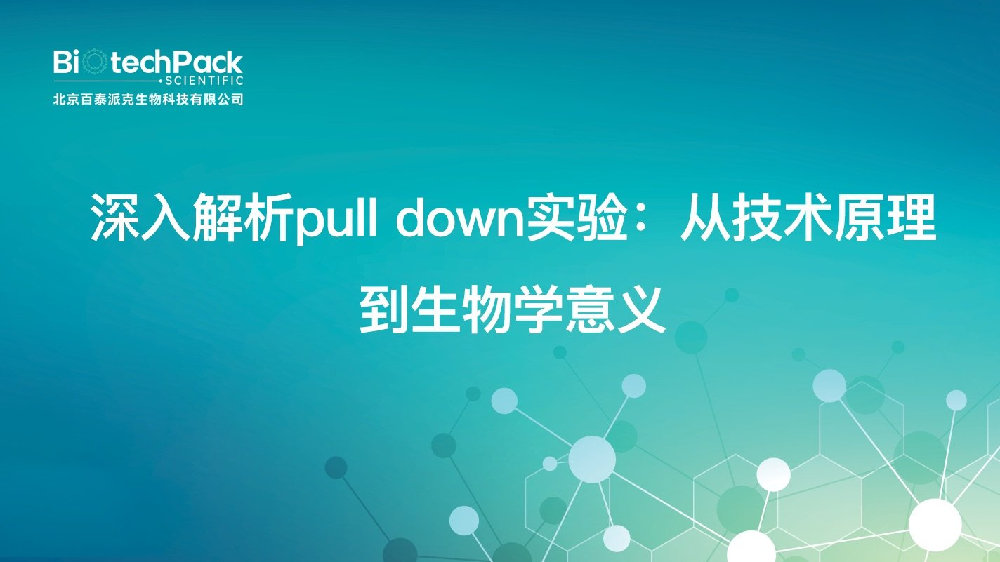深入解析pull down实验：从技术原理到生物学意义|蛋白质|生物学|相互作用_新浪新闻