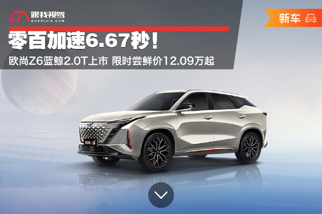 零百加速6.67秒！欧尚Z6蓝鲸2.0T上市 限时尝鲜价12.09万起-新浪汽车