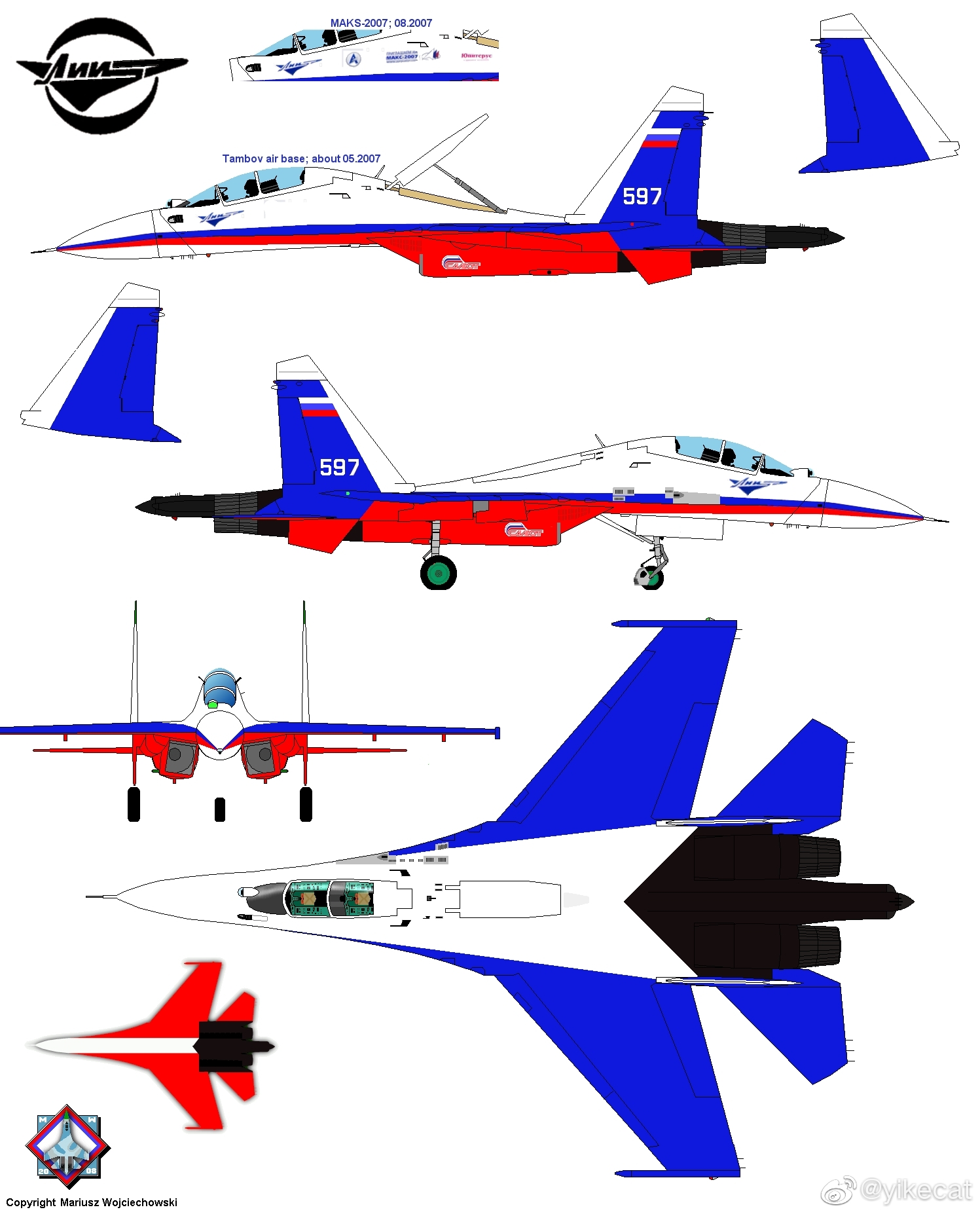 СухойСу-27ЛЛ/SukhoiSu-27LL飞行实验室