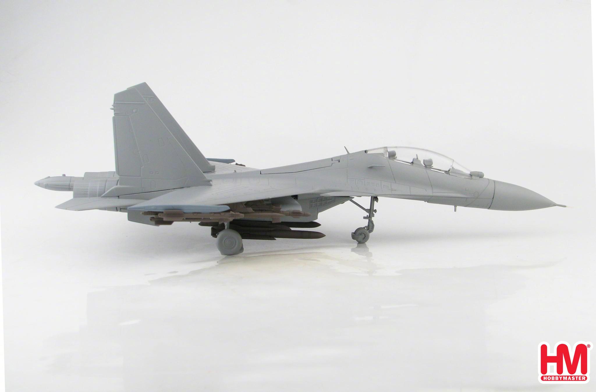 HM发布SU-30战机白模照，居然首先推出的是三翼面的SM/MKI/MKM……