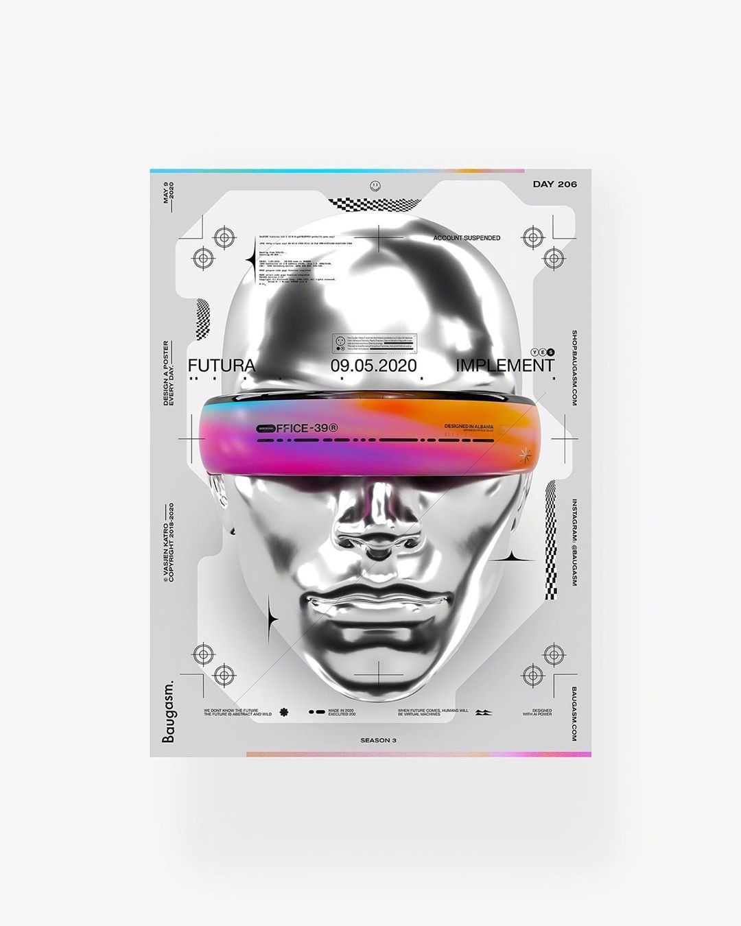 正在流行的酸性平面（Acid Graphic ）美学风格其源于迷幻艺术（Psy