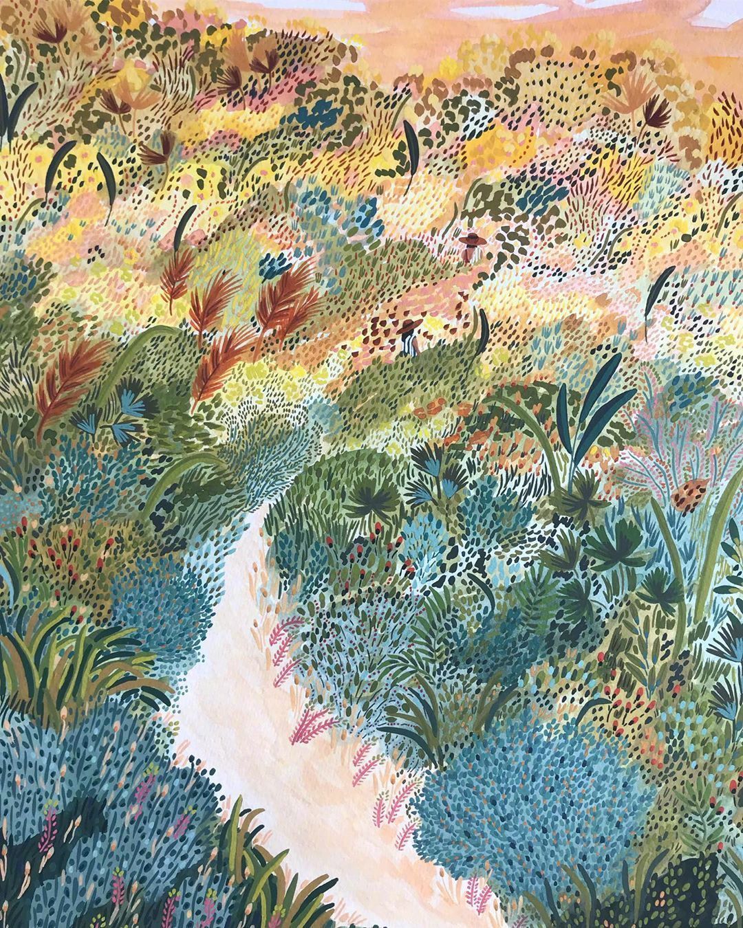 美国艺术家 Angela Mckay 笔下夏天的味道__财经头条