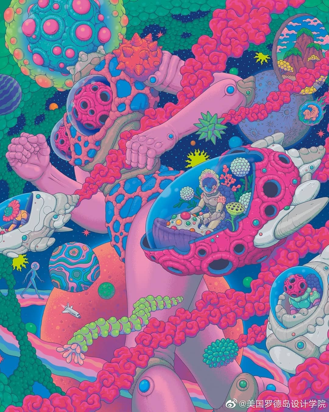 Bang Sangho 的作品以梦幻般的超现实景观和奇怪的生物为特色……__财经头条