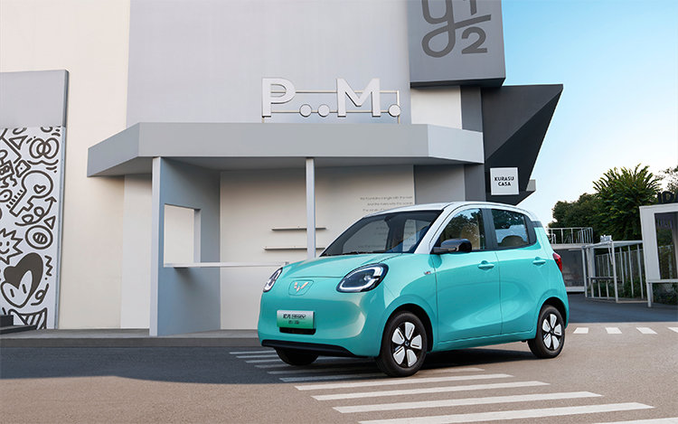 四门版五菱宏光MINIEV官宣：旗下首款四门A00级小车，圆润可爱-新浪汽车