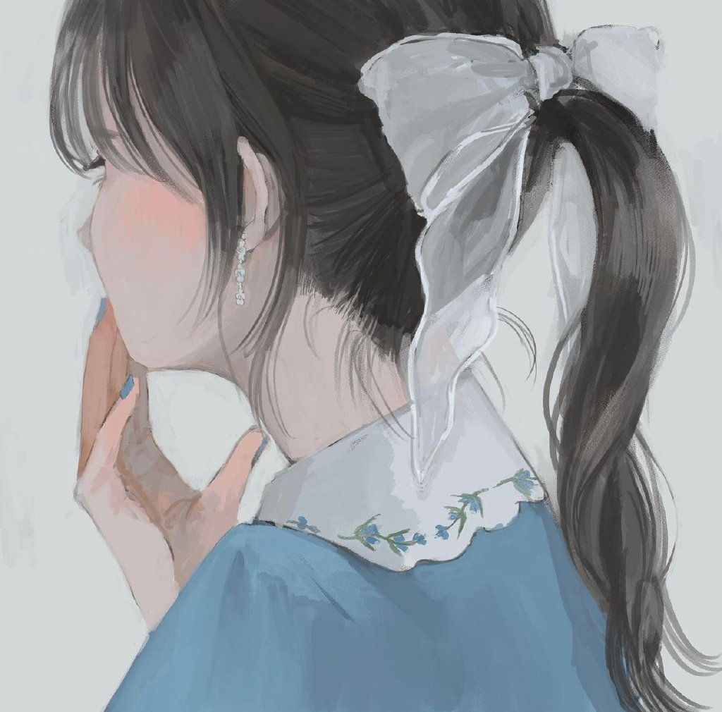 优雅的日系少女插画~ Ins：yudouhu_102