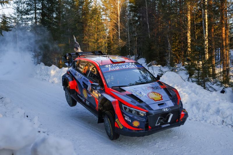 现代汽车WRC车队2023赛季瑞典站登上双领奖台