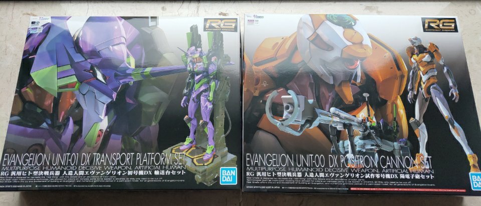 RG EVA 零号机终于到了，盒子比初号机厚了一指左右