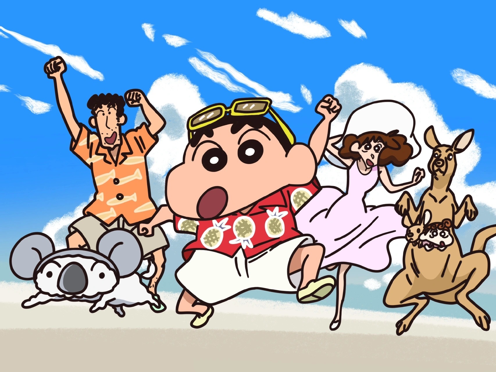 蜡笔小新iPad电脑壁纸|ipad_新浪新闻