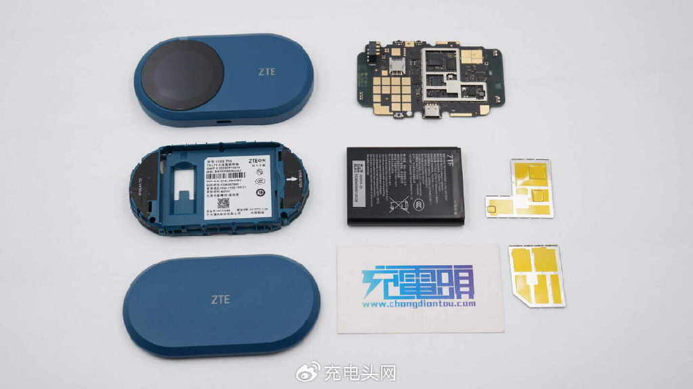 拆解报告：ZTE中兴U10S Pro 4G随身WiFi|ESIM卡|中兴|屏蔽罩_新浪新闻