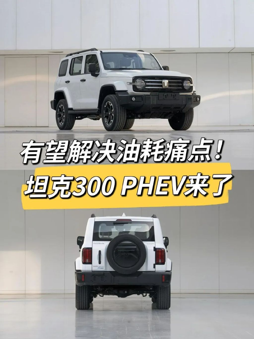 外观与燃油版一致！解决油耗痛点！坦克300 PHEV来了-新浪汽车