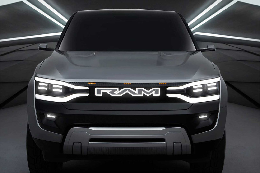 STLA Frame架构打造 RAM Revolution电动皮卡概念车发布