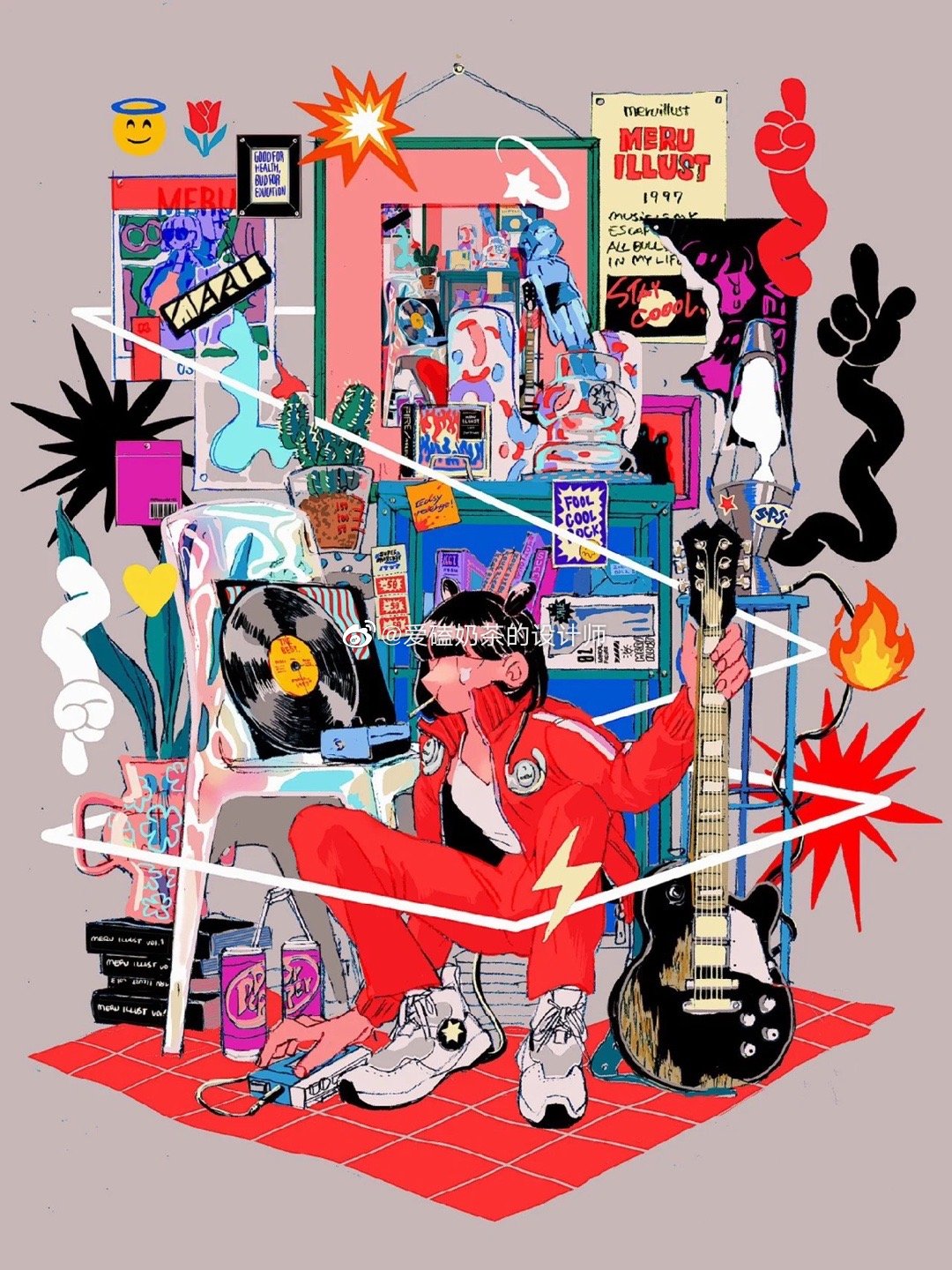 日本插画师meru-illust的作品__财经头条