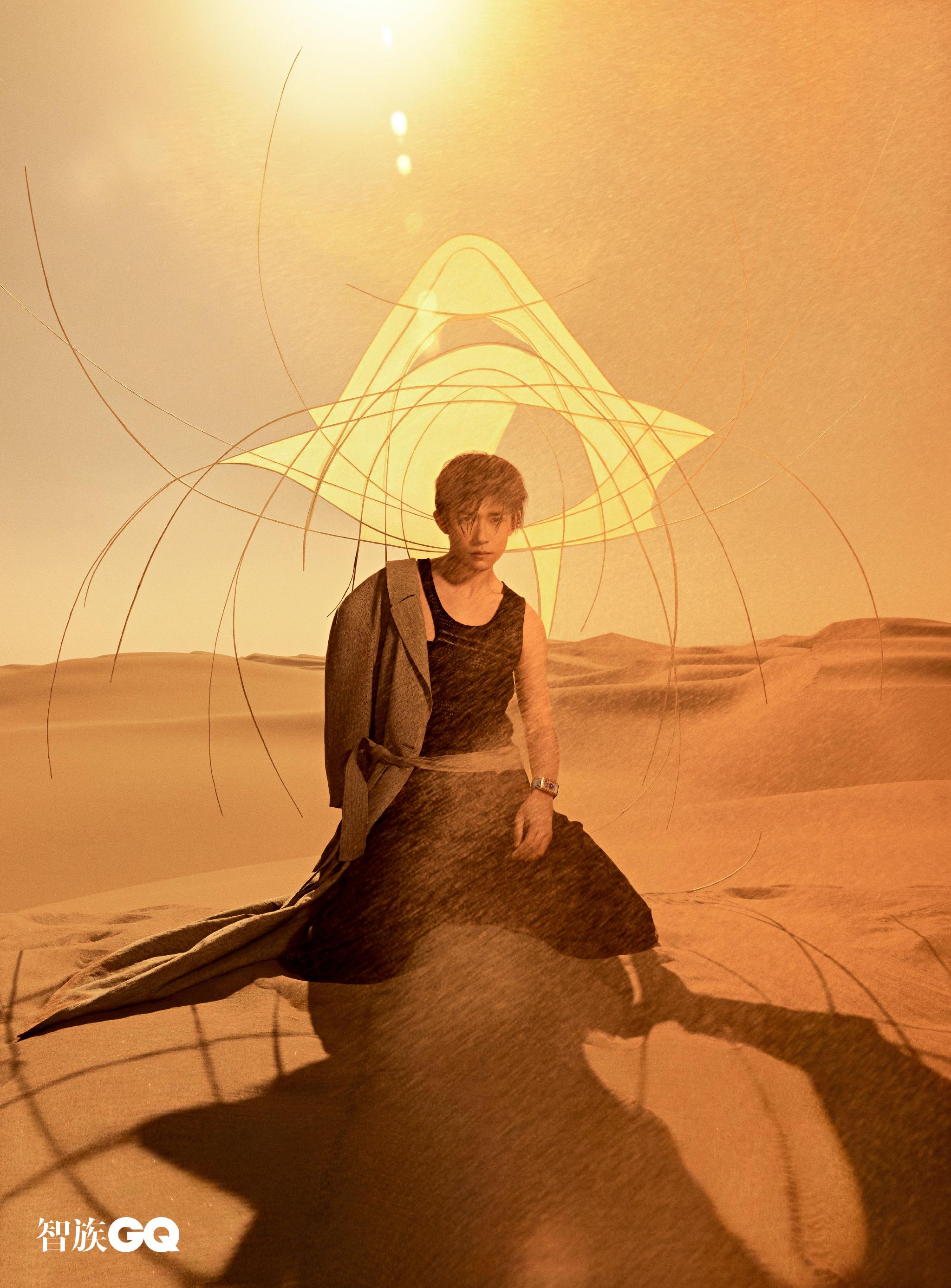 易烊千玺 x 智族GQ 4月刊封面大片 四度登封GQ……__财经头条