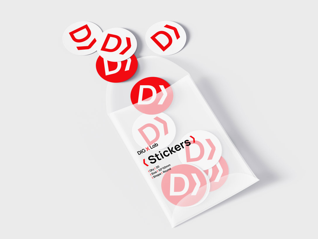 DIG X Lab 品牌形象logo设计和VI设计 From2 Design