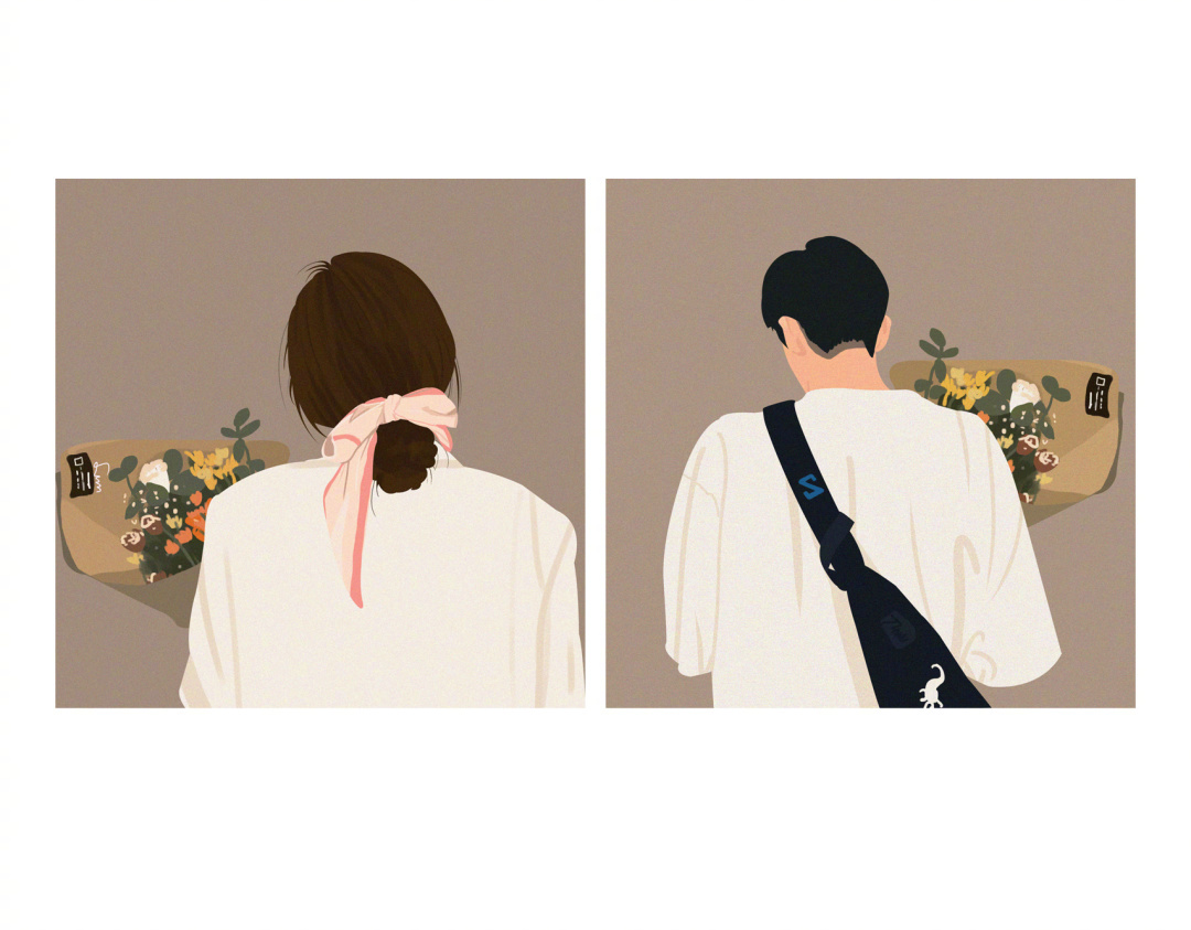 一组超好看的情侣头像__财经头条