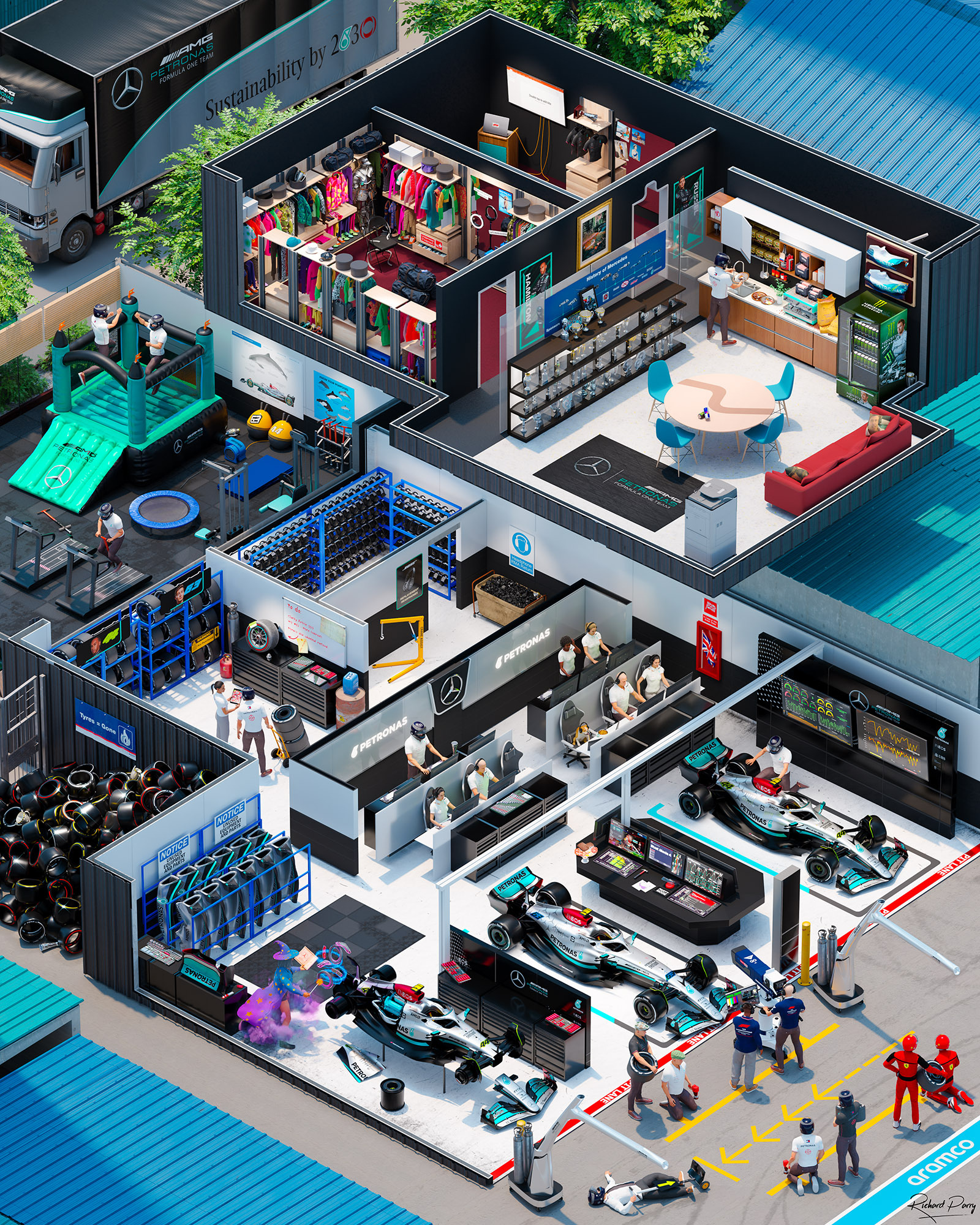 Richard Parry最新作品，梅赛德斯的P房