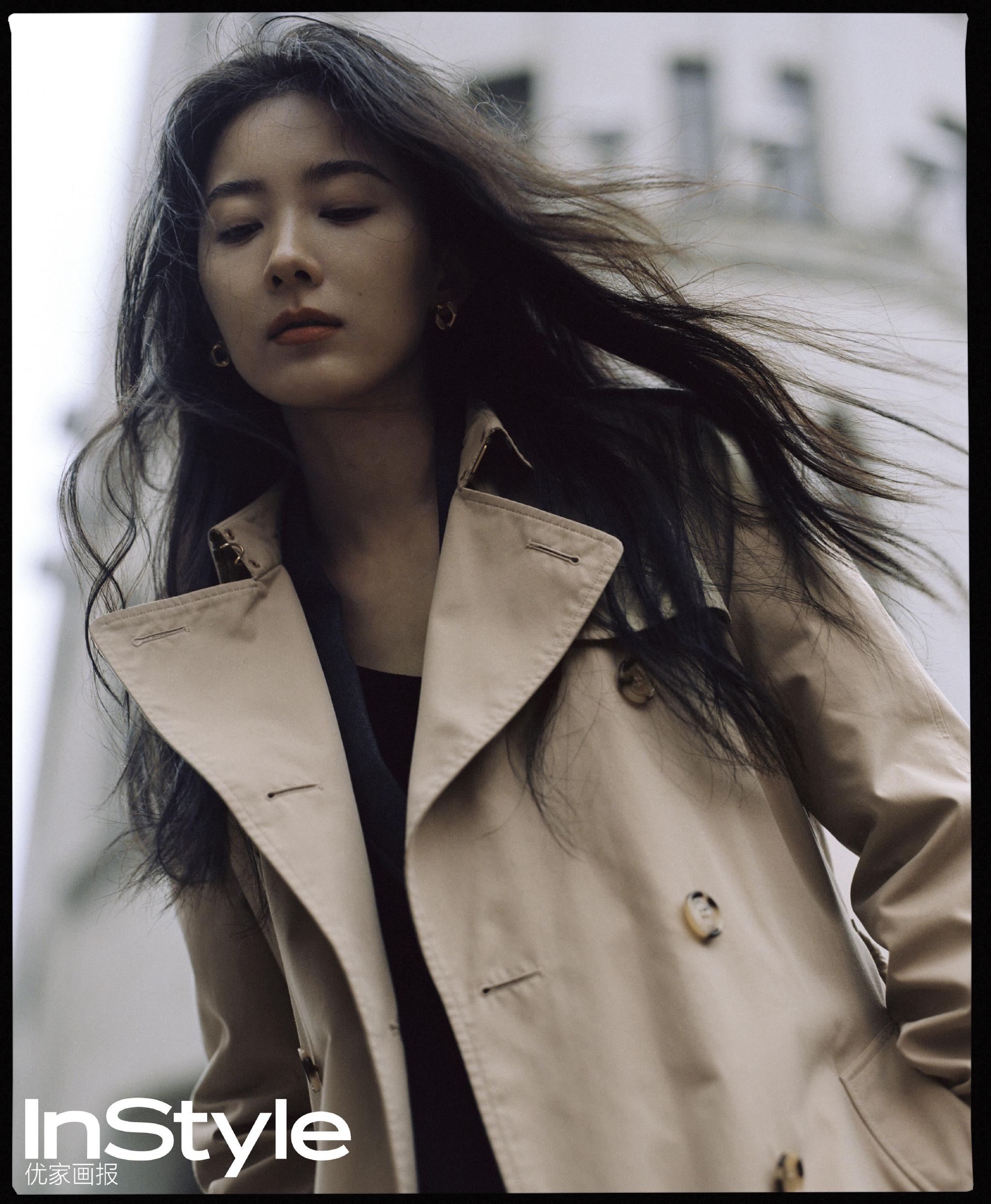 朱颜曼滋 x InStyle 4月刊封面大片 慵懒羊毛卷被风拂过……__财经头条