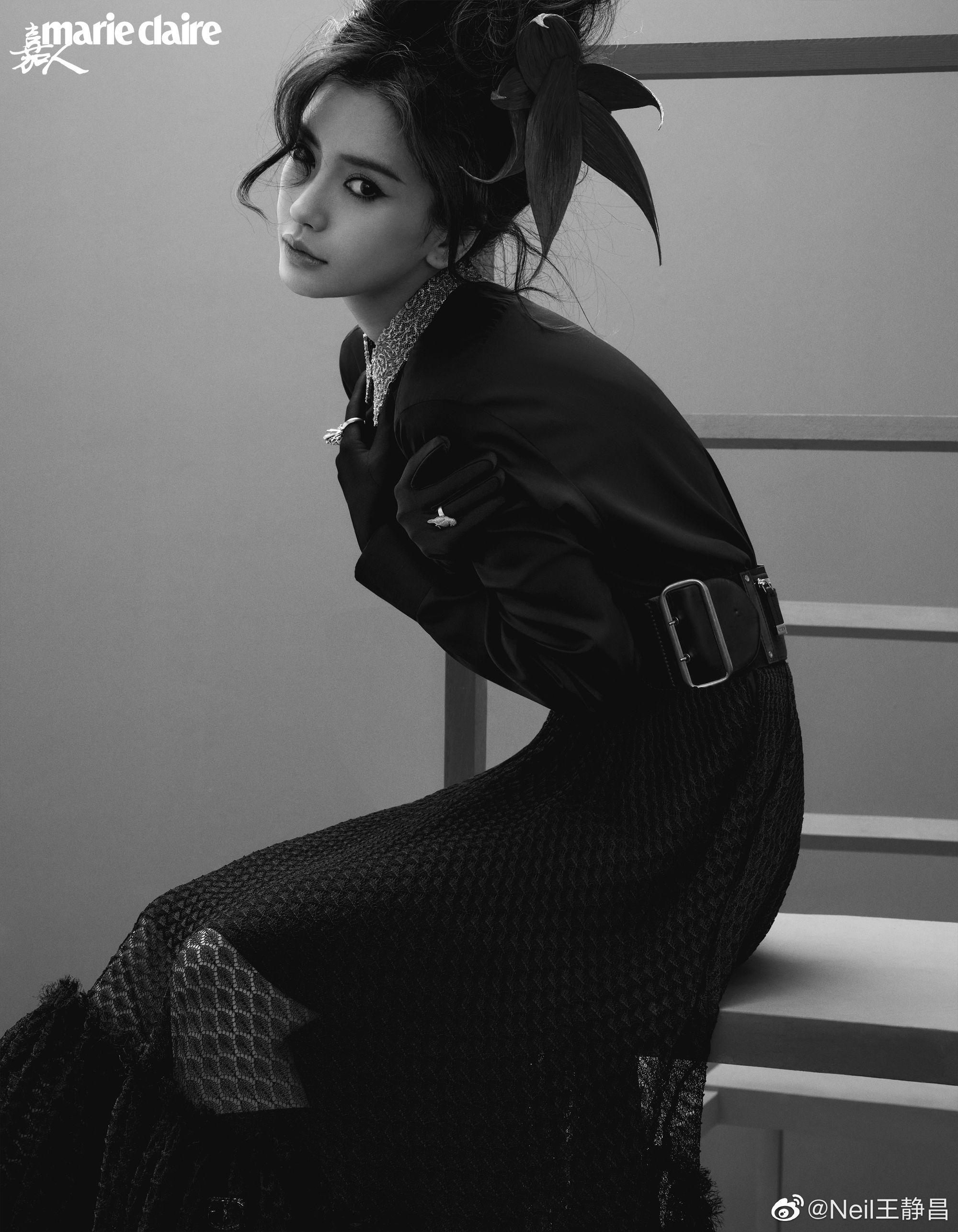 《嘉人》十一月刊-Angelababy 她这脸型真是绝了！