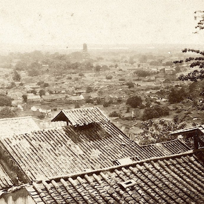 1857-1859年的广东广州。皮埃尔·罗西耶 : @旧影阁