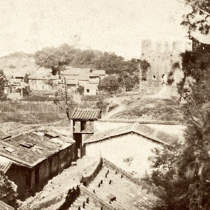 1857-1859年的广东广州。皮埃尔·罗西耶 : @旧影阁