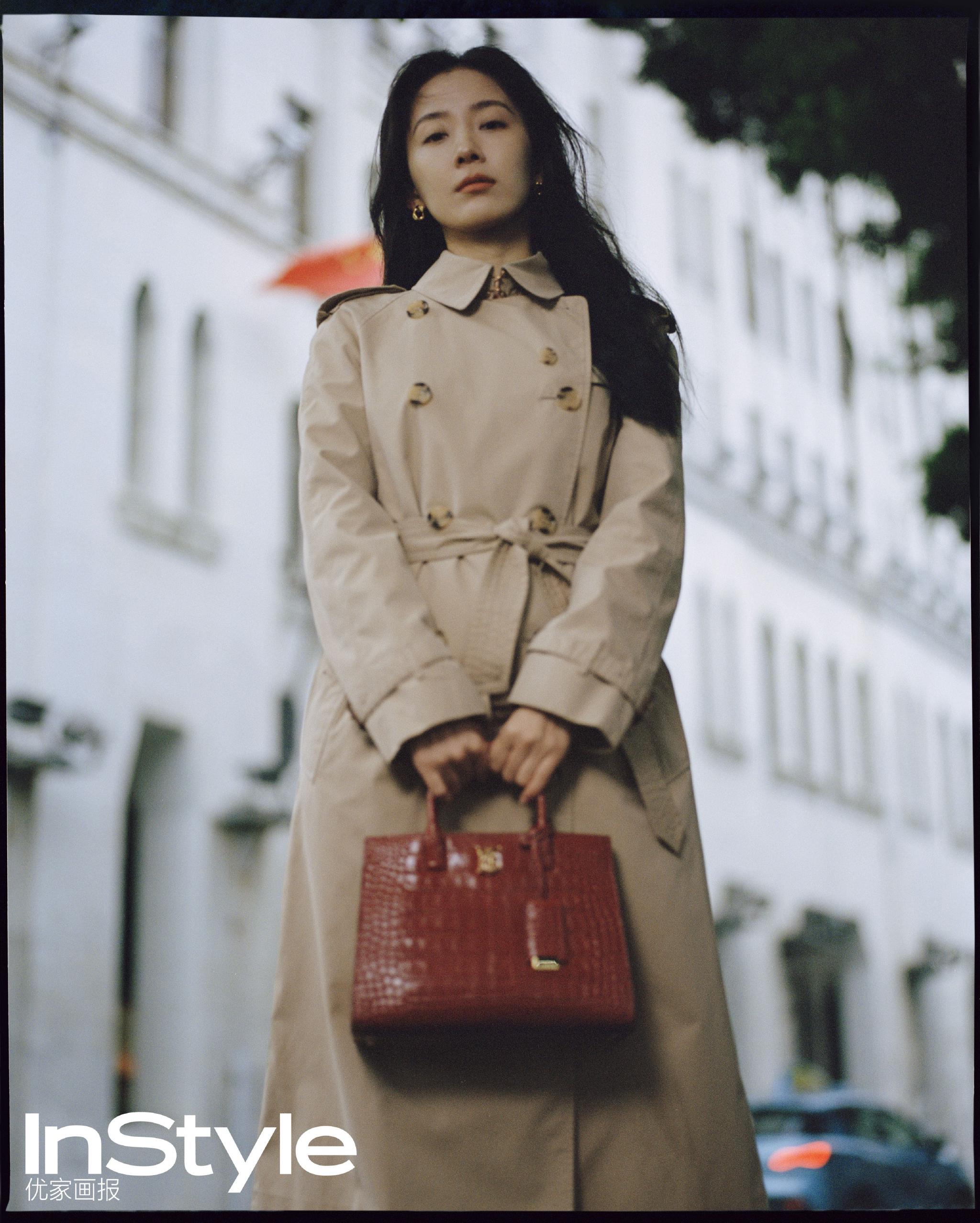朱颜曼滋 x InStyle 4月刊封面大片 慵懒羊毛卷被风拂过……__财经头条